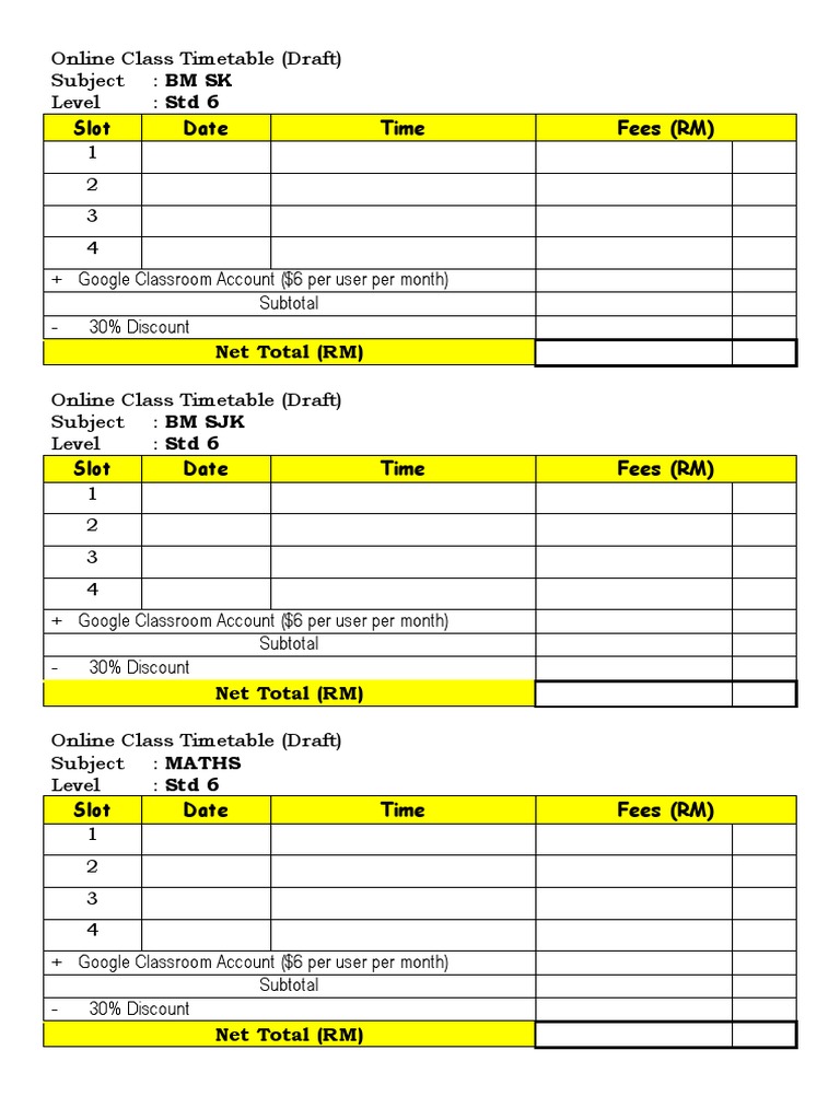 Online Class Timetable | PDF | Internet Search | Internet Search Engines