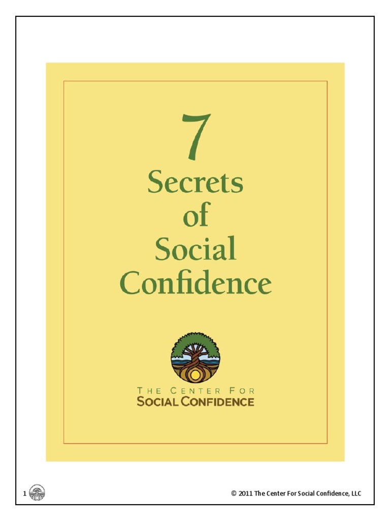 7 Secrets of Social Confidence | PDF | Suffering | Feeling