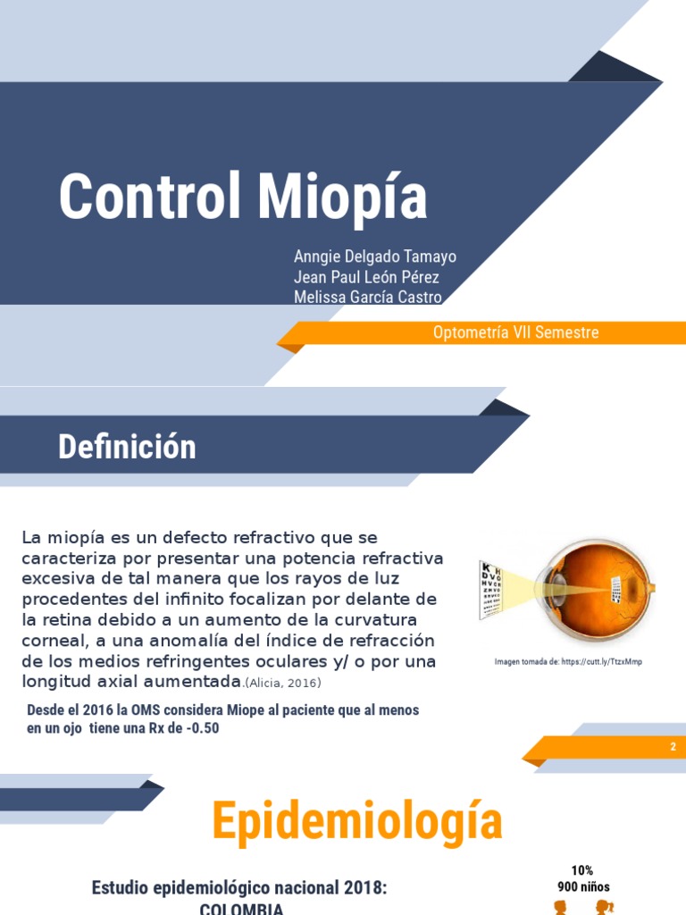 Expo MIOPIA | PDF | Visión | Oftalmología
