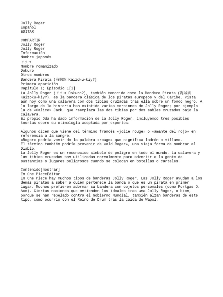 Jolly Roger | PDF