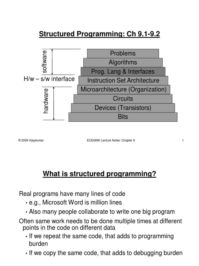 Structured Programming Ch 91 92 Algorithms Problems Pdf Subroutine Computer Programming