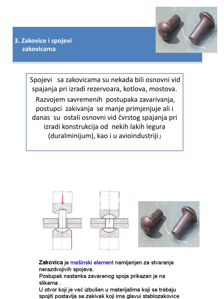 Zakovani Spojevi | PDF