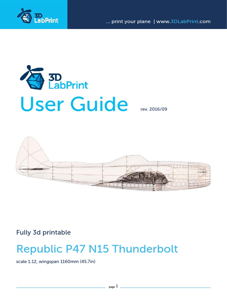Userguide P47 N15 Thunderbolt Assembly | PDF | Republic P 47 ...