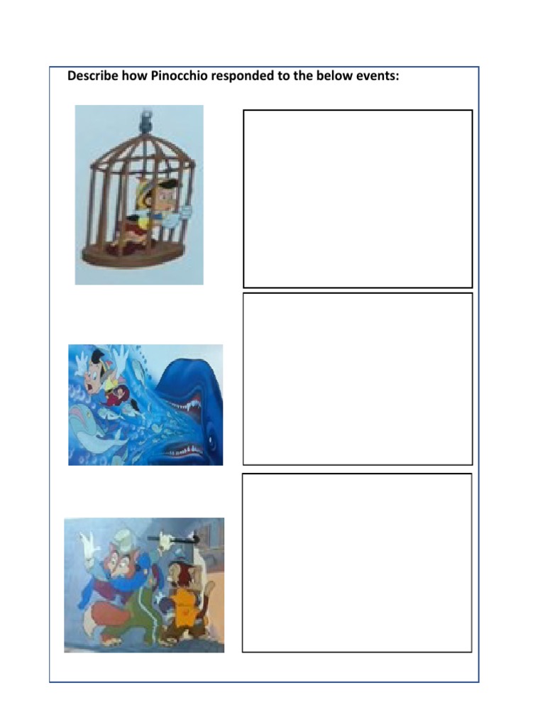 Pinocchio Worksheet | PDF