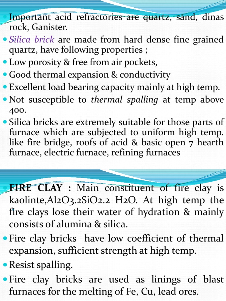 Refractories PDF UPES | PDF | Refractory | Chemical Compounds