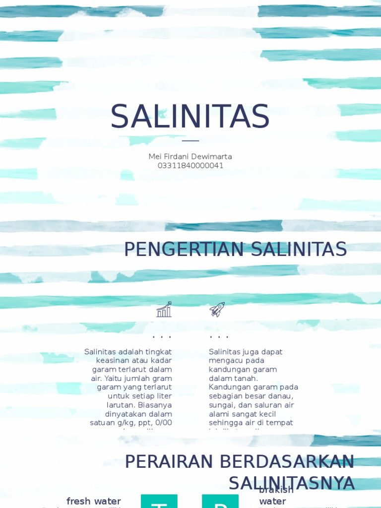 Presentasi Salinitas | PDF