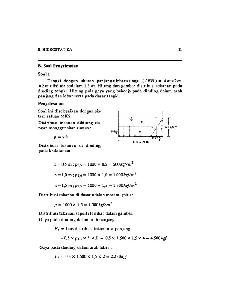 Hidrostatika PDF | PDF