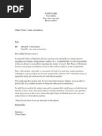 Mediation Letter | PDF | Mediation | Public Law