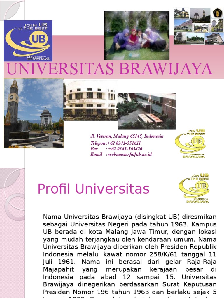 Materi Sosialisasi Universitas Brawijaya | PDF