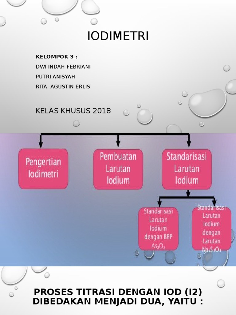 Titrasi Iodimetri | PDF