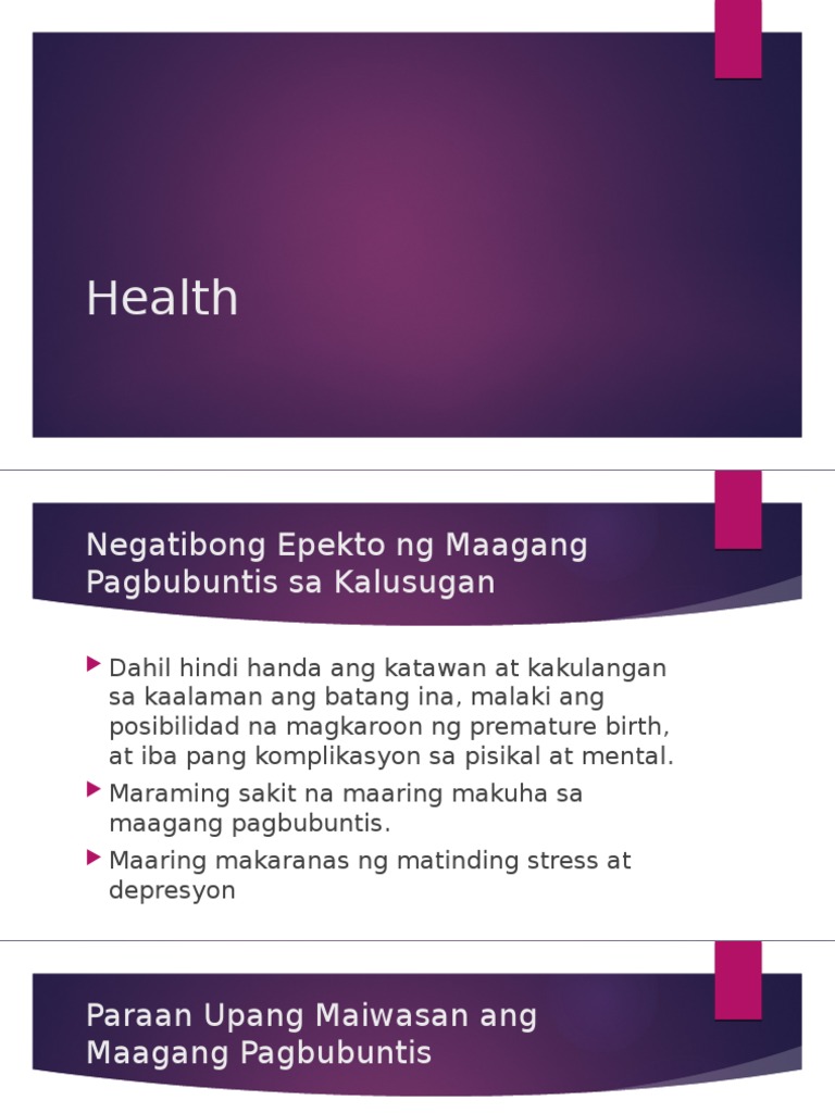 Maagang Pagbubuntis | PDF