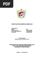 Teori Implementasi Mazmanian-Sabatier | PDF