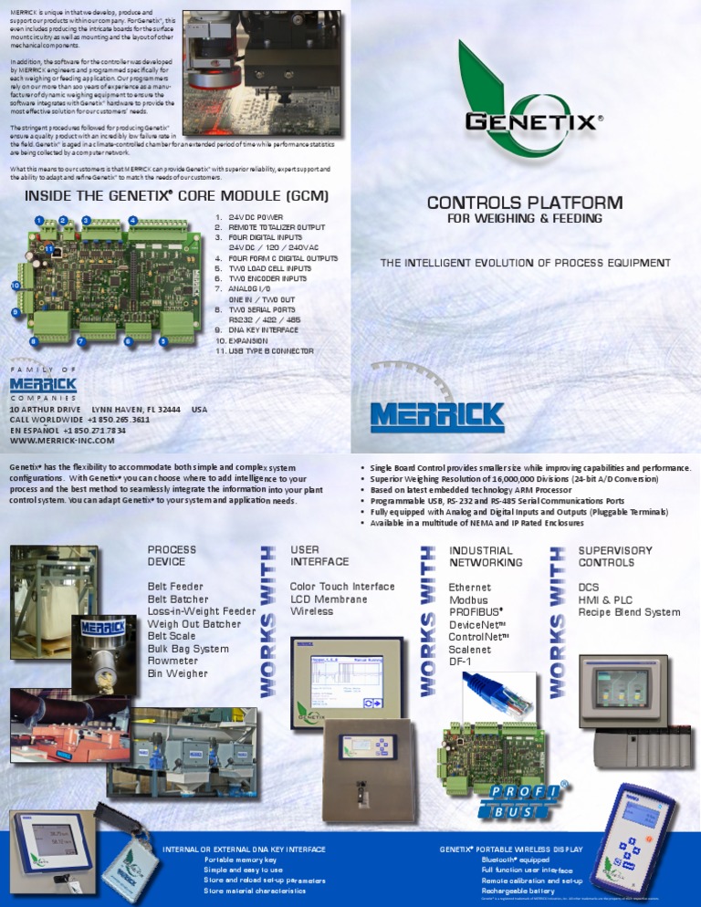 Genetix Brochure | PDF | Usb | Digital Electronics