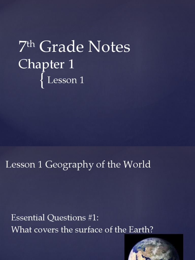 7th Grade Geography and History Overview | PDF | Geography | Map