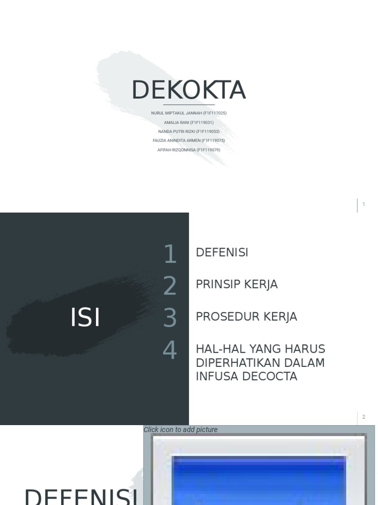 Prinsip dan Prosedur Dekokta | PDF