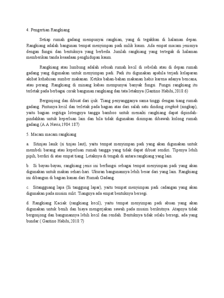 Rangkiang | PDF | Griya & Taman