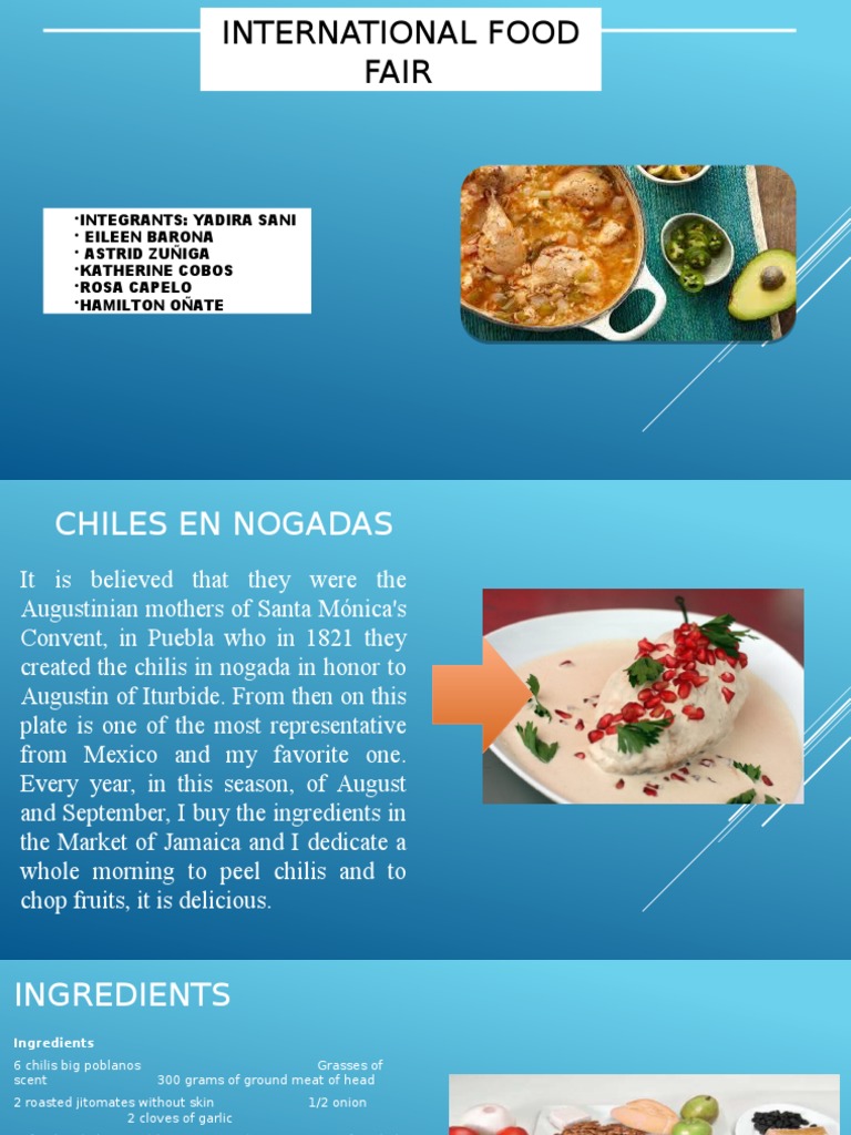 International Food Fair | PDF | Pizza | Chili Pepper