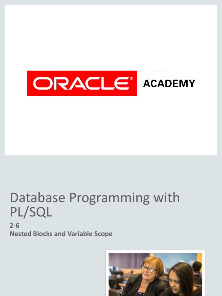 PLSQL 2 6 PDF | PDF | Pl/Sql | Scope (Computer Science)