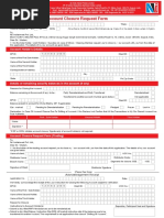 Demat Account Closure Form | PDF | Financial Services | Service Industries