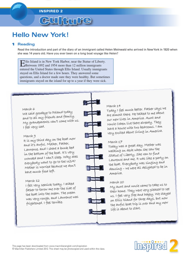 Culture Inspired 2 Hello New York | PDF