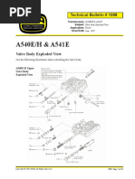 A340F Transmission Valve Body Diagram | PDF
