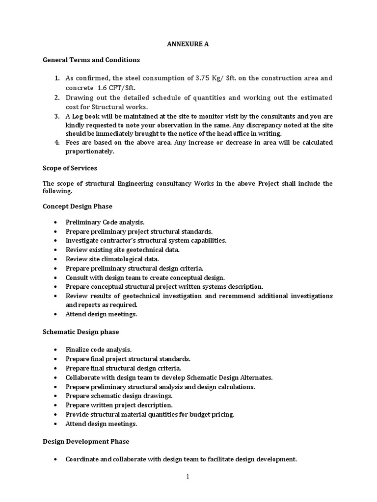 Work Order ANNEXURE | PDF | Geotechnical Engineering | Design