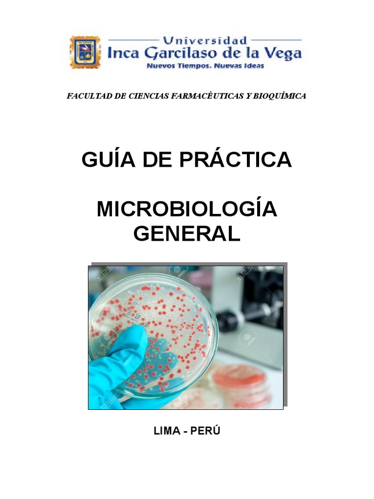 Guia de Practicas Microbiologia General | PDF | Tinción | Microbiología