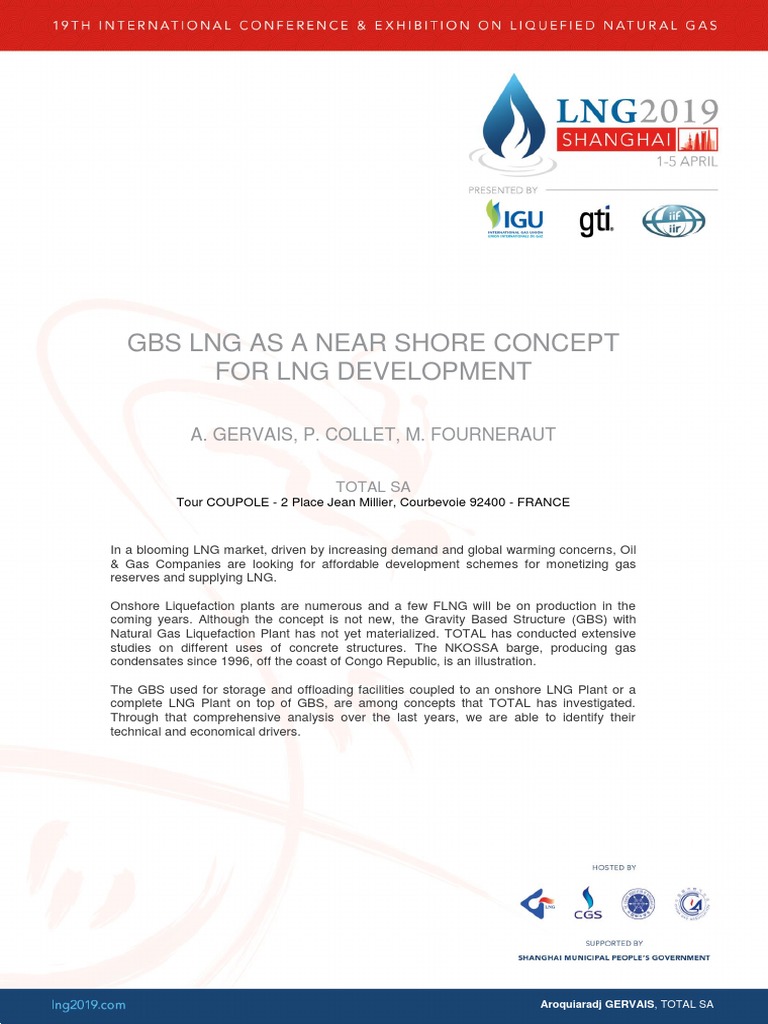Gravity Based Structure - LNG | PDF | Liquefied Natural Gas | Energy ...