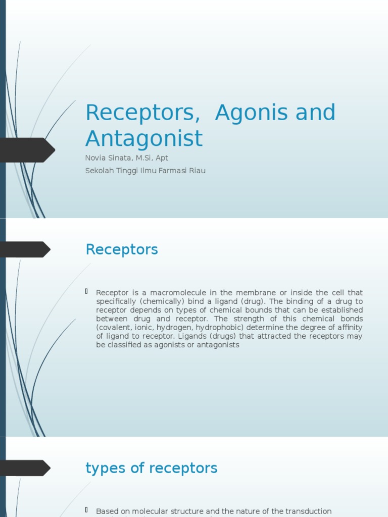 New Reseptor, Agonis Dan Antagonis-1 | PDF | Receptor Antagonist ...