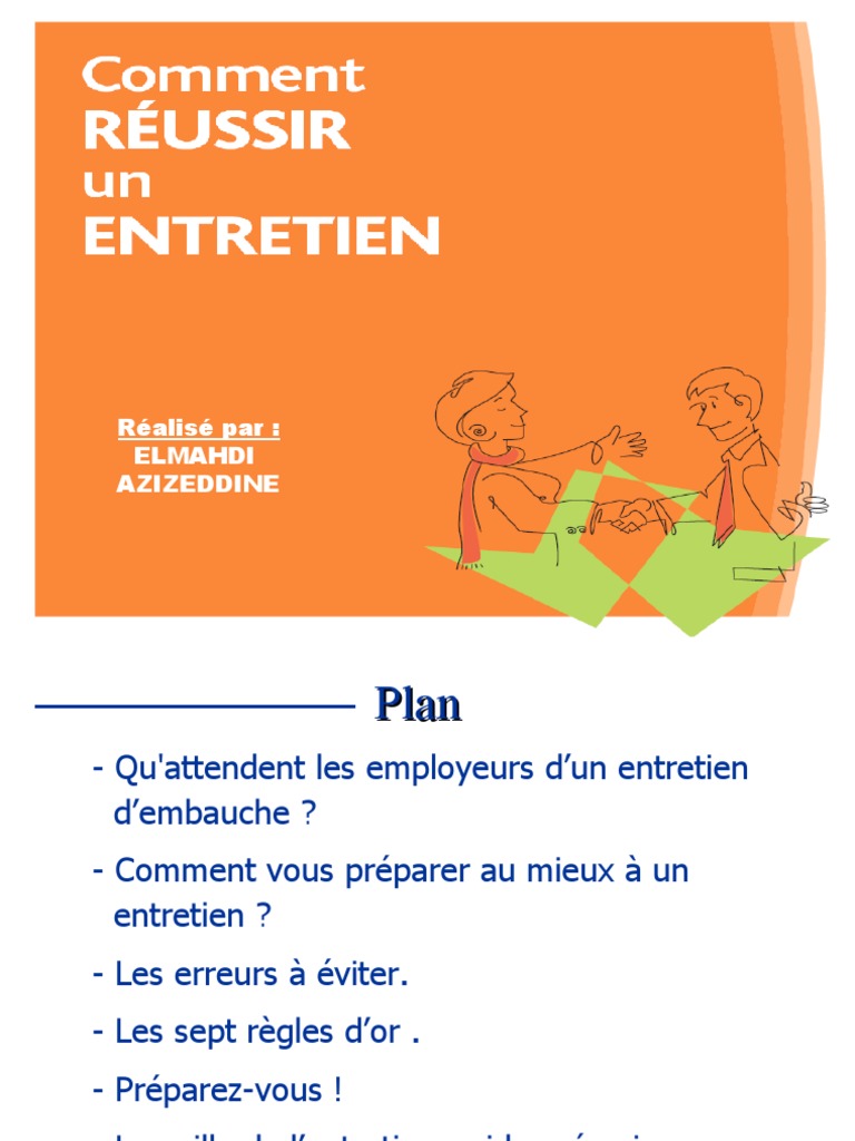 Comment réussir un entretien d'embauche | Business | Affaires