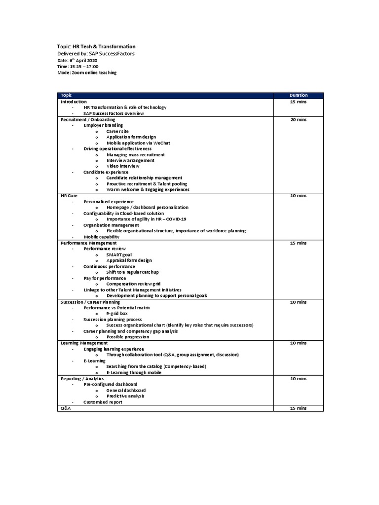 HR Tech & Transformation v2 PDF | PDF | Recruitment | Educational ...