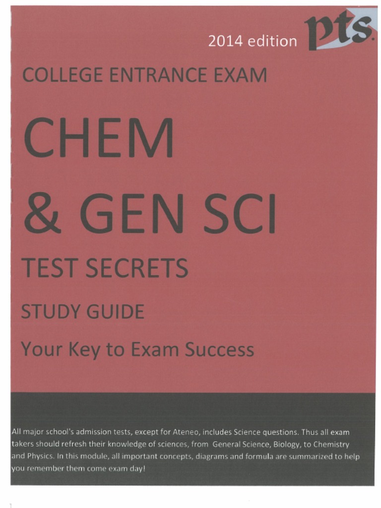 CET Reviewer Chemistry PDF | PDF