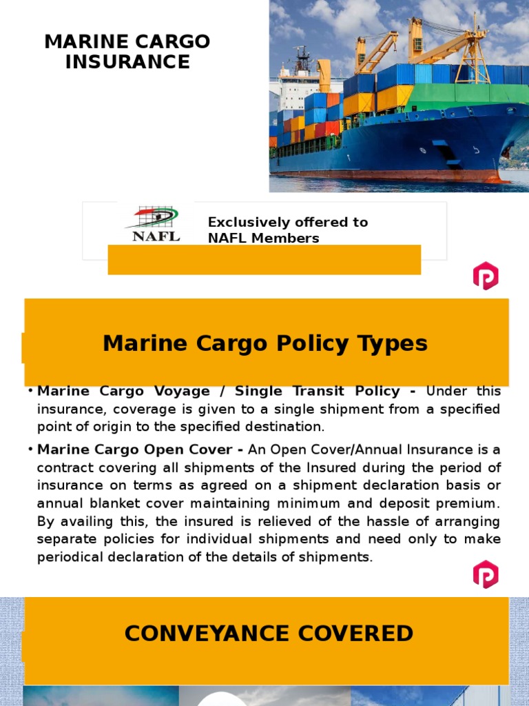 Marine Cargo Insurance | PDF