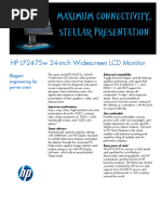 HP EliteDisplay E243 23.8-Inch Monitor Datasheet | PDF | Computer ...