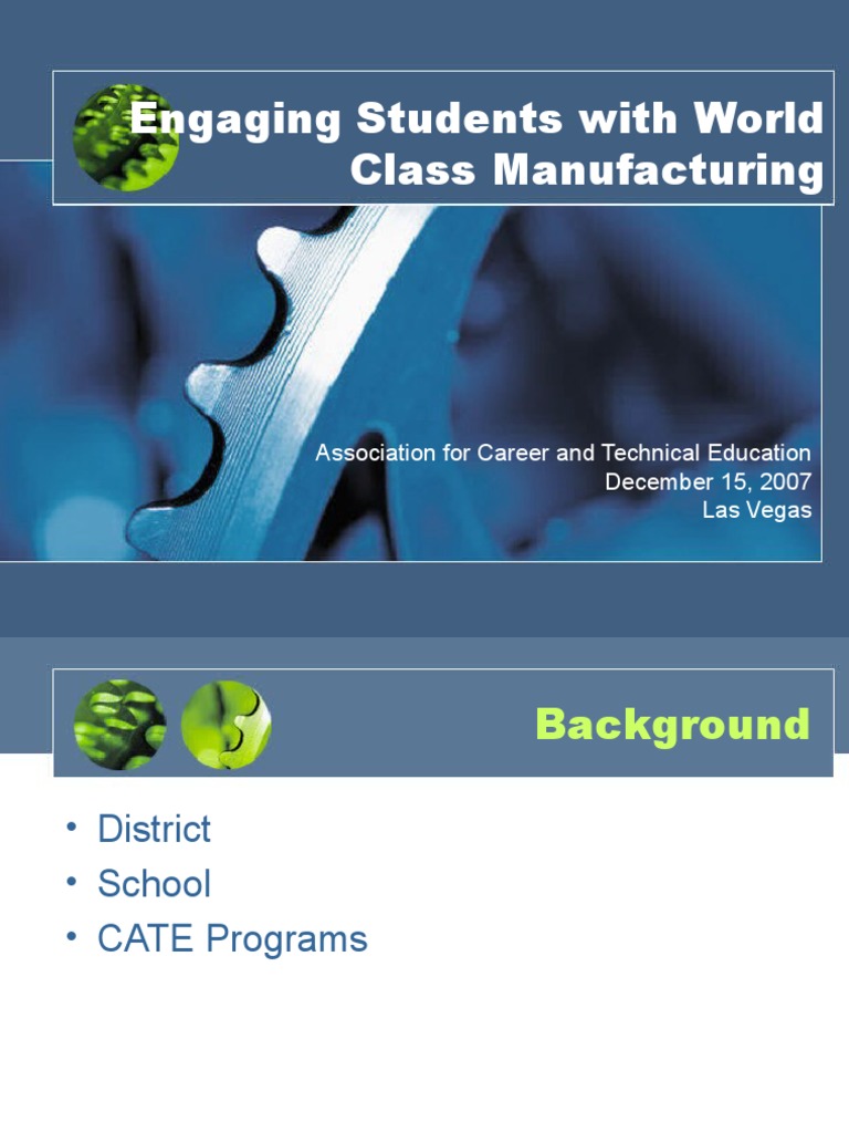 World Class Manufacturing Course Overview | PDF | Literacy | System