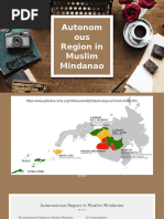 ARMM: History and Provinces Overview | PDF | Mindanao | Philippines