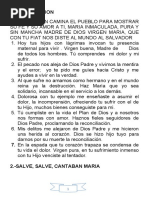 36 Cantos A La Virgen Maria | PDF | María, madre de Jesús | Oración