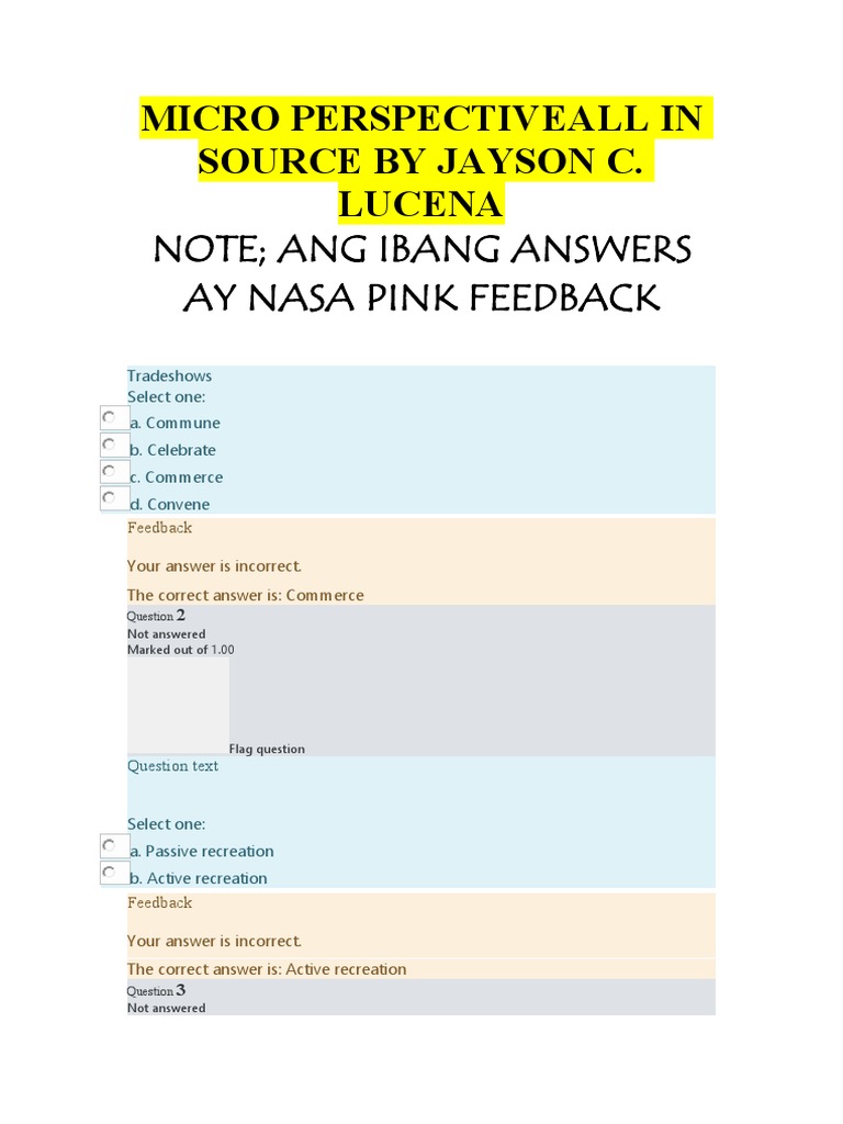 Micro Perspectiveall in Source by Jayson C. Lucena | PDF | Travel Agency | Airlines