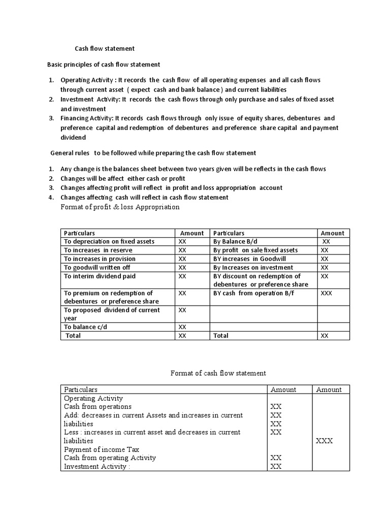 Module 3 Cash Flow Statement | PDF | Cash Flow Statement | Dividend