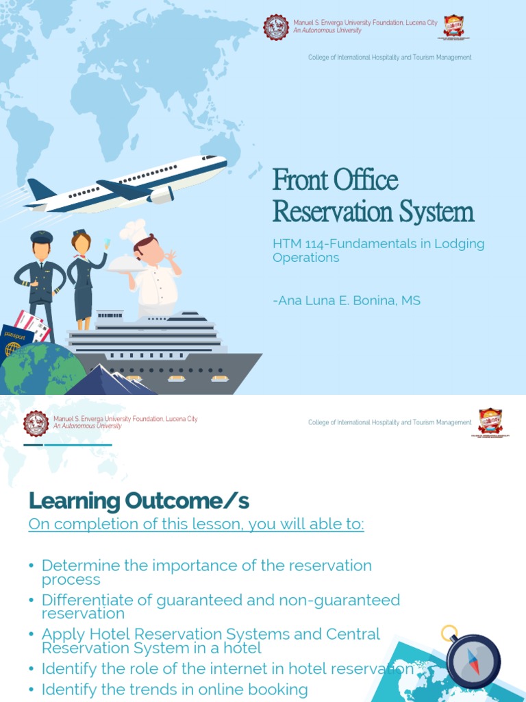 Front Office Reservation System PDF | PDF | Hotel | Tourism