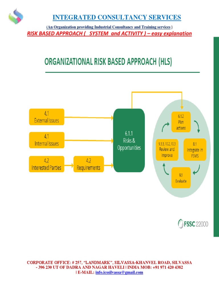Risk-Based Approach in Consultancy Services | PDF | Hazard Analysis And ...