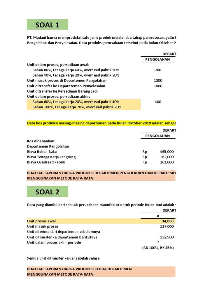 Latihan Soal Pab Uas | PDF