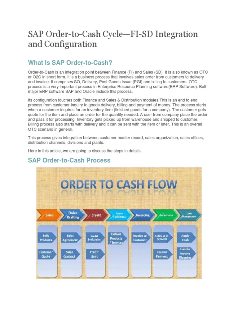 Sap Otc PDF | PDF | Debits And Credits | Inventory