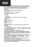 Bail Application Format Under Section 437 CRPC | PDF | Bail | Arrest