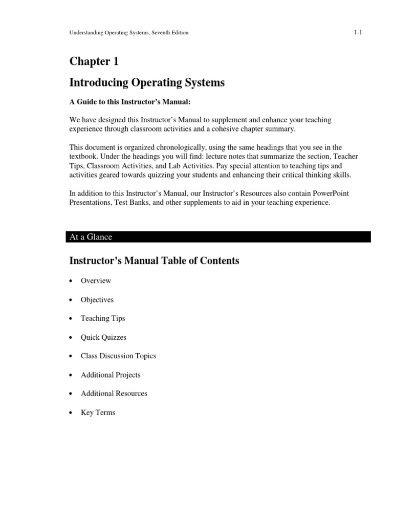IM ch01 | PDF | Operating System | Computer Data Storage