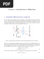 Fraunhofer Double Slit Diffraction | PDF | Diffraction | Applied And ...