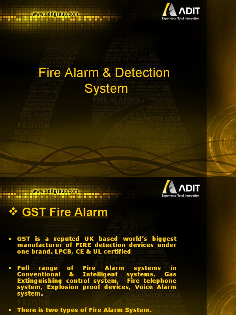 GST Fire Alarm & Detection Systems Overview | PDF | Sensor | Relay