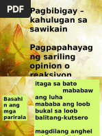 Sample NG Sulating Pangwakas Sa Filipino | PDF