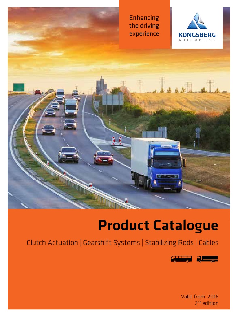 Kongsberg Catalogo PDF | PDF | Clutch | Brake