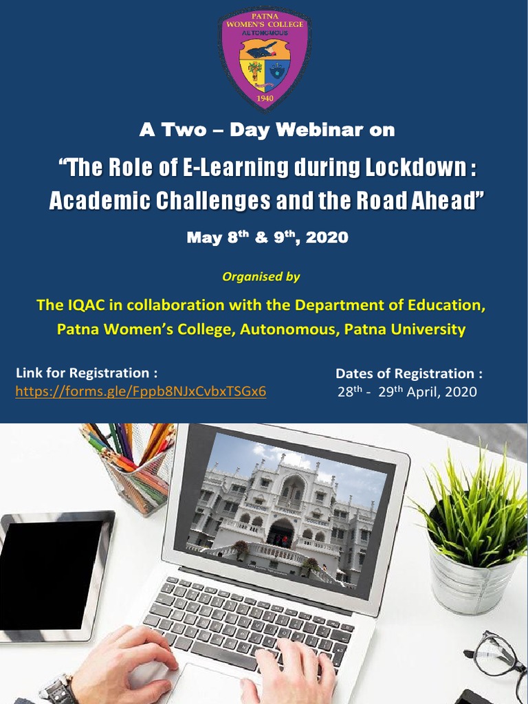 Webinar Brochure - IQAC - B.Ed, PWC PDF | PDF | Educational Technology ...